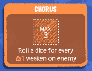equipment:chorus [Official Dicey Dungeons Wiki]