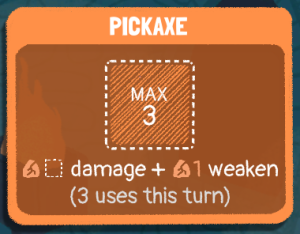 equipment:pickaxe [Official Dicey Dungeons Wiki]