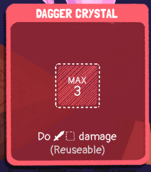 reunion:equipment:dagger_crystal [Official Dicey Dungeons Wiki]