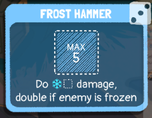 reunion:equipment:frost_hammer [Official Dicey Dungeons Wiki]