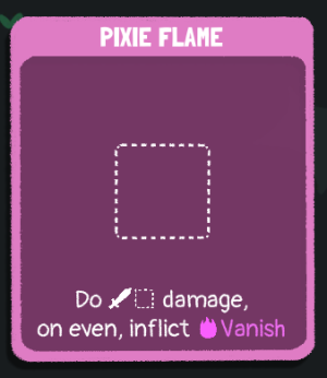 reunion:equipment:pixie_flame [Official Dicey Dungeons Wiki]