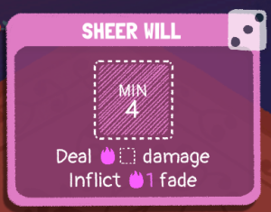 reunion:equipment:sheer_will [Official Dicey Dungeons Wiki]