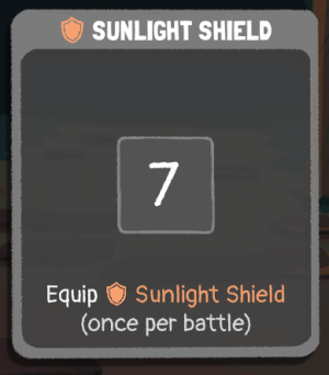 reunion:equipment:sunlight_shield [Official Dicey Dungeons Wiki]
